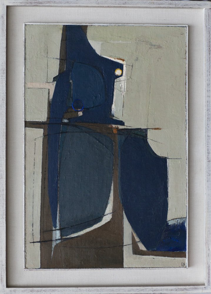 Fragmented Figure in Blue and Ochre by Elizabeth Neville - cambridge ...